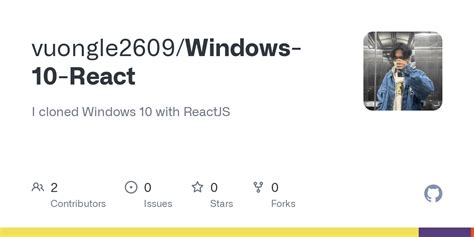 Github Vuongle2609windows 10 React I Cloned Windows 10 With Reactjs