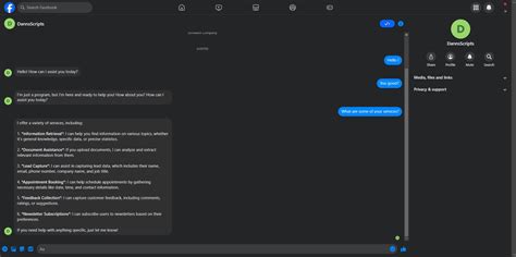 Facebook Messenger Module For Aidex By Dannsscripts Codester