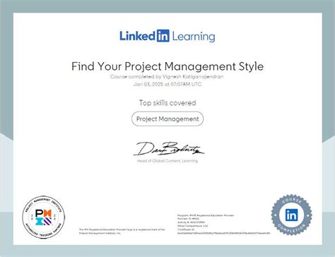 Vignesh K R On Linkedin Projectmanagement Coursecompletion Madecraft Jtmoomau Learning