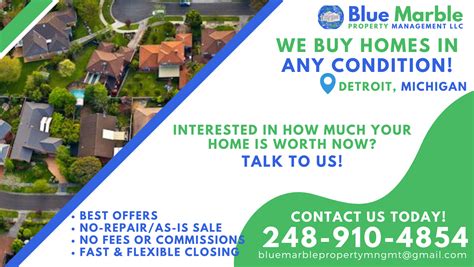 Blue Marble Property Management Llc Detroit Mi