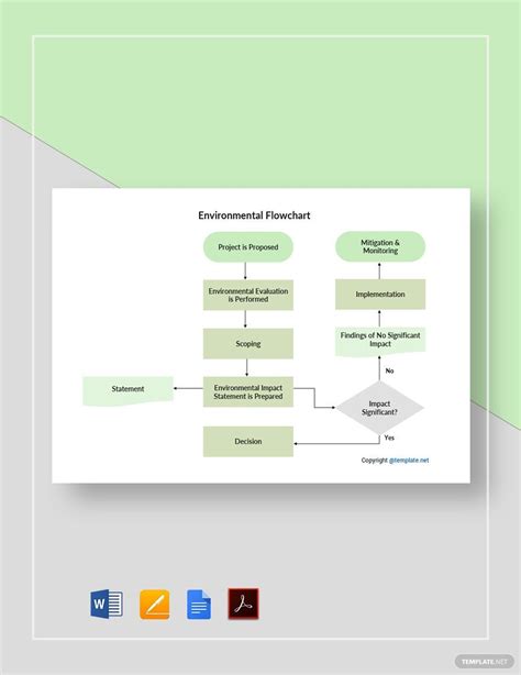 Sample Environmental Flowchart Template In PDF Pages Word Google Docs Download Template Net