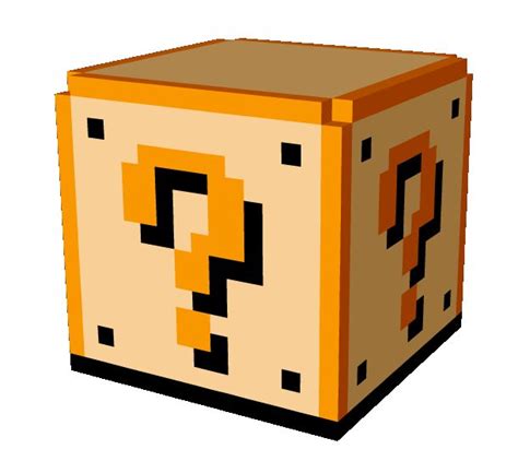 8 Bit Question Block In 3d11one1 Super Mario