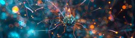 Graphic Of A Neural Networkpowered Predictive Maintenance Platform With Copy Space For Text