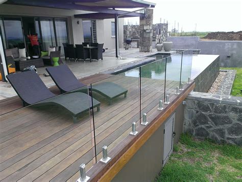 Frameless Glass Pool Fence Demax Arch Balcony Railing