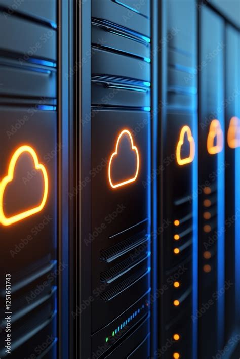 Optimizing Data Storage Solutions Cloud Server Room Technology Infrastructure Digital