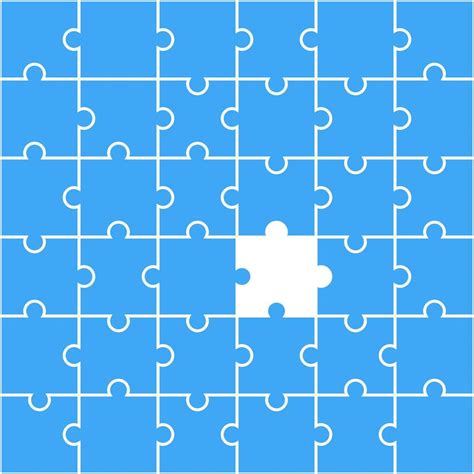 Blue Jigsaw Pattern Jigsaw Line Pattern Jigsaw Seamless Pattern Decorative Elements Clothing