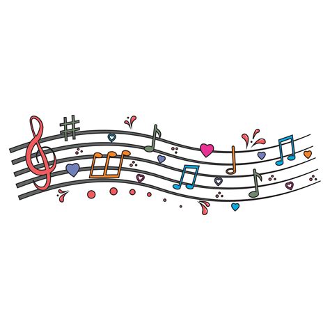 Musical Notes Vector Isolated Illustration 12188573 Vector Art At Vecteezy