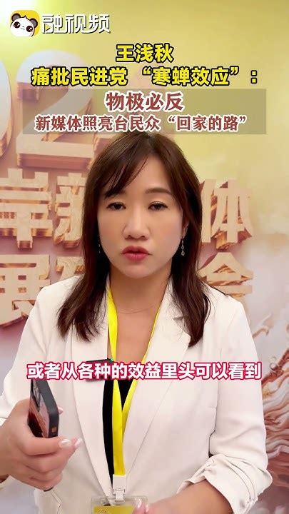 王淺秋痛批民進黨「寒蟬效應」：物極必反 新媒體照亮台民眾「回家的路」 Youtube