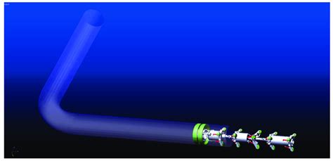 Virtual Prototype Model Of The Pipeline Endoscope Robot In Adams Download Scientific Diagram