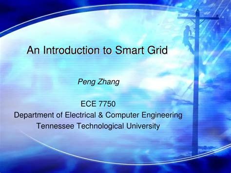 PPT An Introduction To Smart Grid PowerPoint Presentation Free Download ID 470133