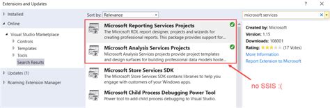 Ssis Visual Studio 2017
