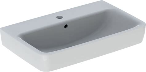 Geberit Renova Compact Wastafel 60x40x17,5 cm Wit - Saniweb.nl