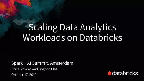 Scaling Data Analytics Workloads On Databricks Ppt