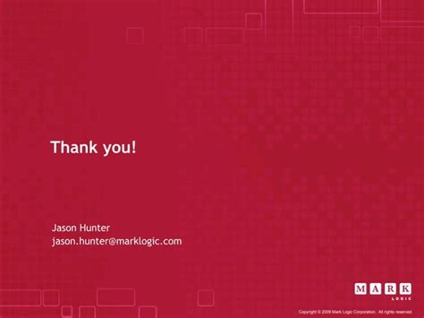 marklogic server nosql at apachecon ppt