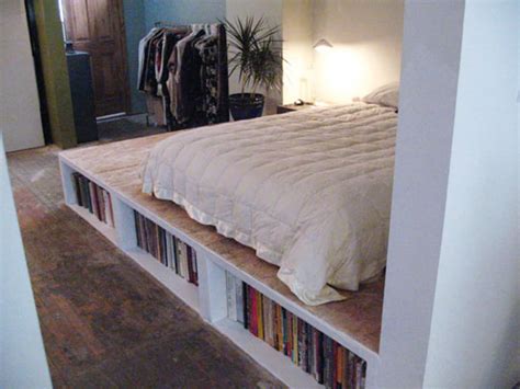 Look Diy Platform Bed With Storage Apartment Therapy