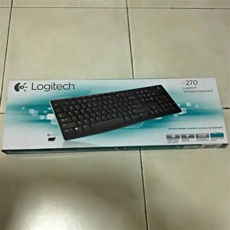 Logitech Wireless Keyboard K270 Computers And Tech Parts And Accessories Computer Keyboard On