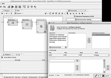 Rapidminer Configuration For Svm Histogram Of Gradients Feature