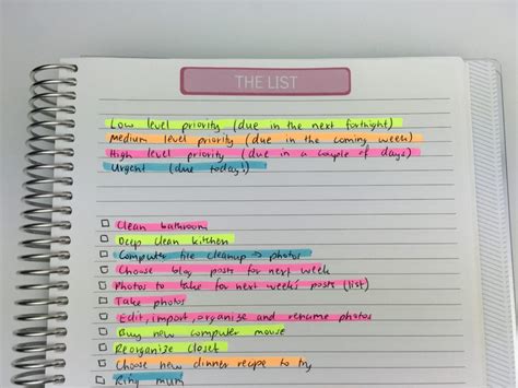 Planner Organization How To Color Code Your Planner So Youll Actually Use It Effectively All
