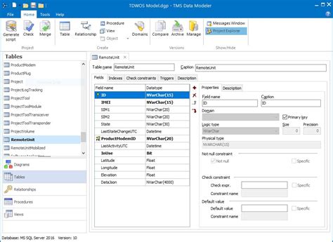 Discrepancy Model Vs Db Tms Data Modeler Tms Support Center