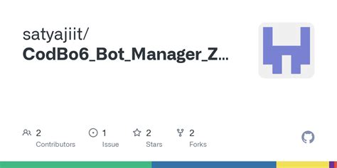 Github Satyajiitcodbo6botmanagerzeus