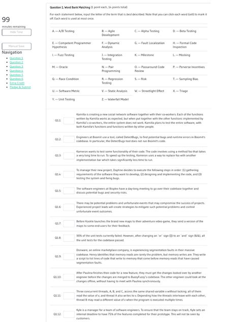 unit test exam 1 pdf boolean data type software testing
