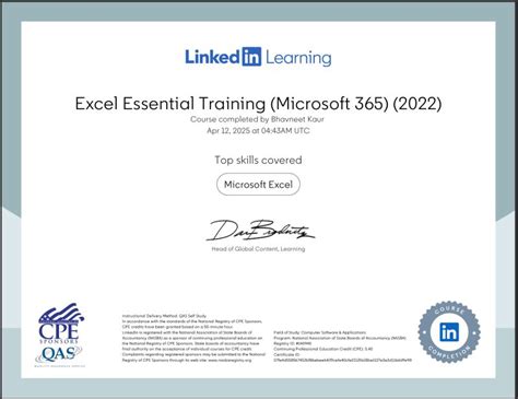 Microsoftexcel Linkedinlearning Professionaldevelopment Dataskills