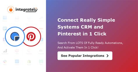 How To Integrate Really Simple Systems Crm And Pinterest 1 Click ️