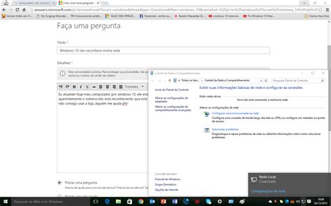 Windows não reconhece minha rede Microsoft Community