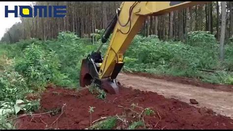 High Efficiency Tree Stump Pulling Remover Tree Root Digger For 20t