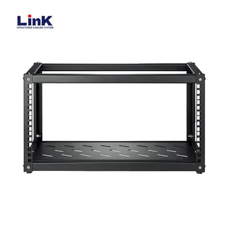 6u Wall Mount Rack Open Frame 19 Inch Server Equipment Rack Heavy Duty
