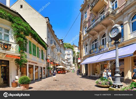 Baden Baden Germany July 2021 Old Historic City Center Spa — Stock Editorial Photo © Firn 498076208