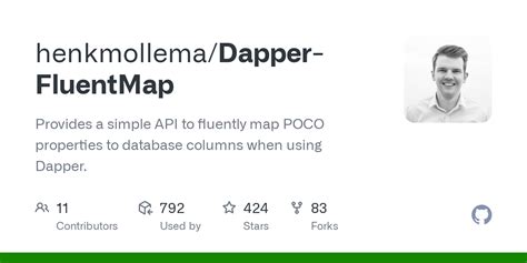 GitHub Henkmollema Dapper FluentMap Provides A Simple API To