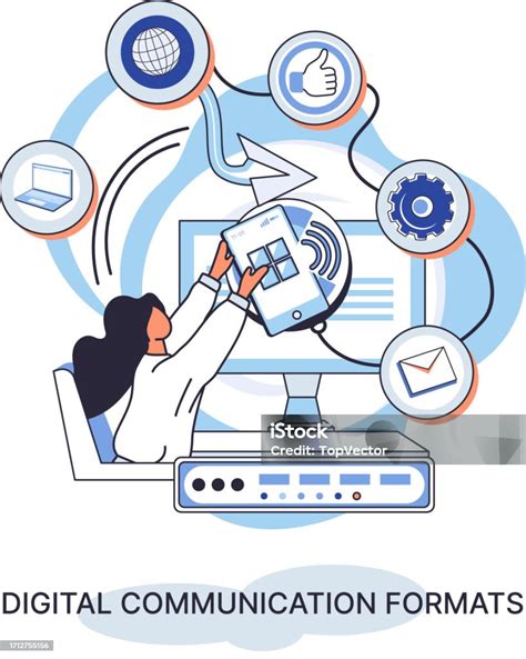 Digital Communication Formats Metaphor Content With Online Data And Social Media Streaming
