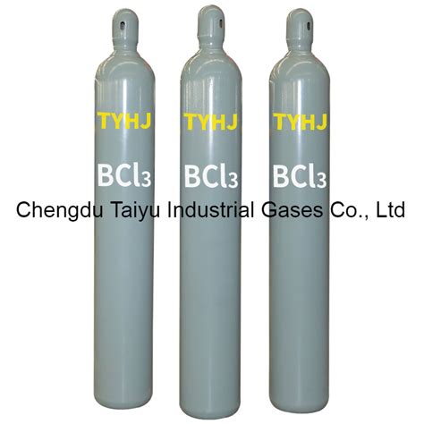 50kg Per Cylinder Electronic Grade 99 9999 6n Boron Trichloride Bcl3 Etching Gas For Sale