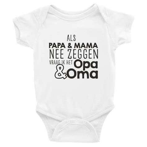 Als Papa En Mama Nee Zeggen Rompers Vanmariel