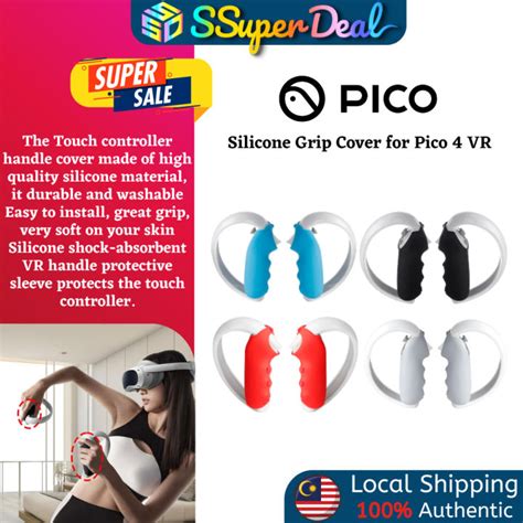 Vr Pico 4 Silicone Grip Cover For Pico 4 Vr Handle Protective Cover