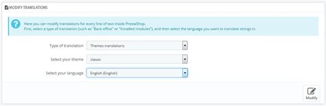 Prestashop 17x How To Manage Translations Zemez Support