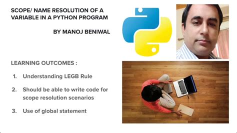Scopename Resolution Of A Variable In Python Program Youtube