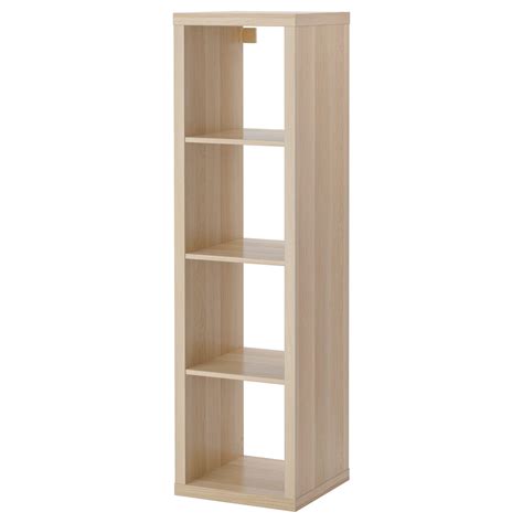 KALLAX Shelving Unit White Stained Oak Effect 42x147 Cm IKEA