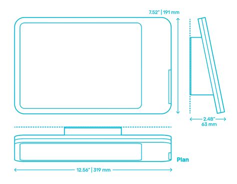 Square Stand Mount Dimensions And Drawings