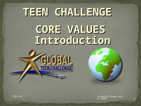Ppt Teen Challenge Core Values Dokumen Tips