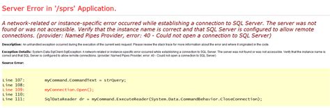 Net Cannot Connect To Oracle Database Server Error Regarding Sql
