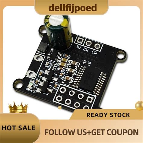 dellfijpoedDC Brushless มอเตอรบอรด FOC ควบคม SVPWM ควบคม DC 10 24V โมดลเปลยน Simple FOC