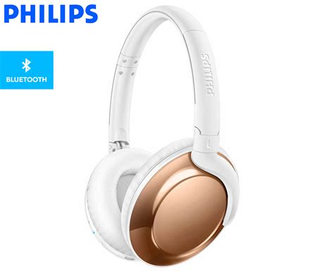 Philips Flite Over Ear Wireless Headphones Rose Gold Catch Com Au