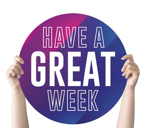 Diagonal Colors Great Week Handheld Sign Church Banners Outreach