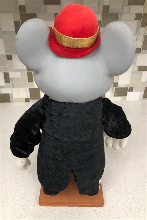 1990s Showbiz Pizza Chuck E Cheese Tux Restaurant Decor Statue Doll