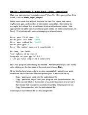 Module 02 Assignment 2 Instructions Pdf ITP 150 Assignment 2
