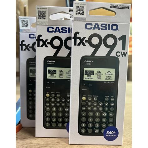 Casio Classwiz Fx991cw Scientific Calculator With 12 Months Warranty With Free Case Shopee
