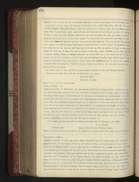 travis county deed records deed record 367 page 470 the portal to