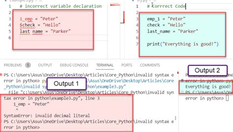 Fix Syntaxerror Invalid Syntax In Python